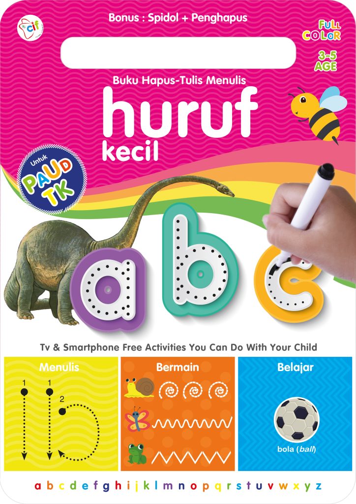 Buku Hapus Tulis : Menulis Huruf Kecil - Niaga Swadaya